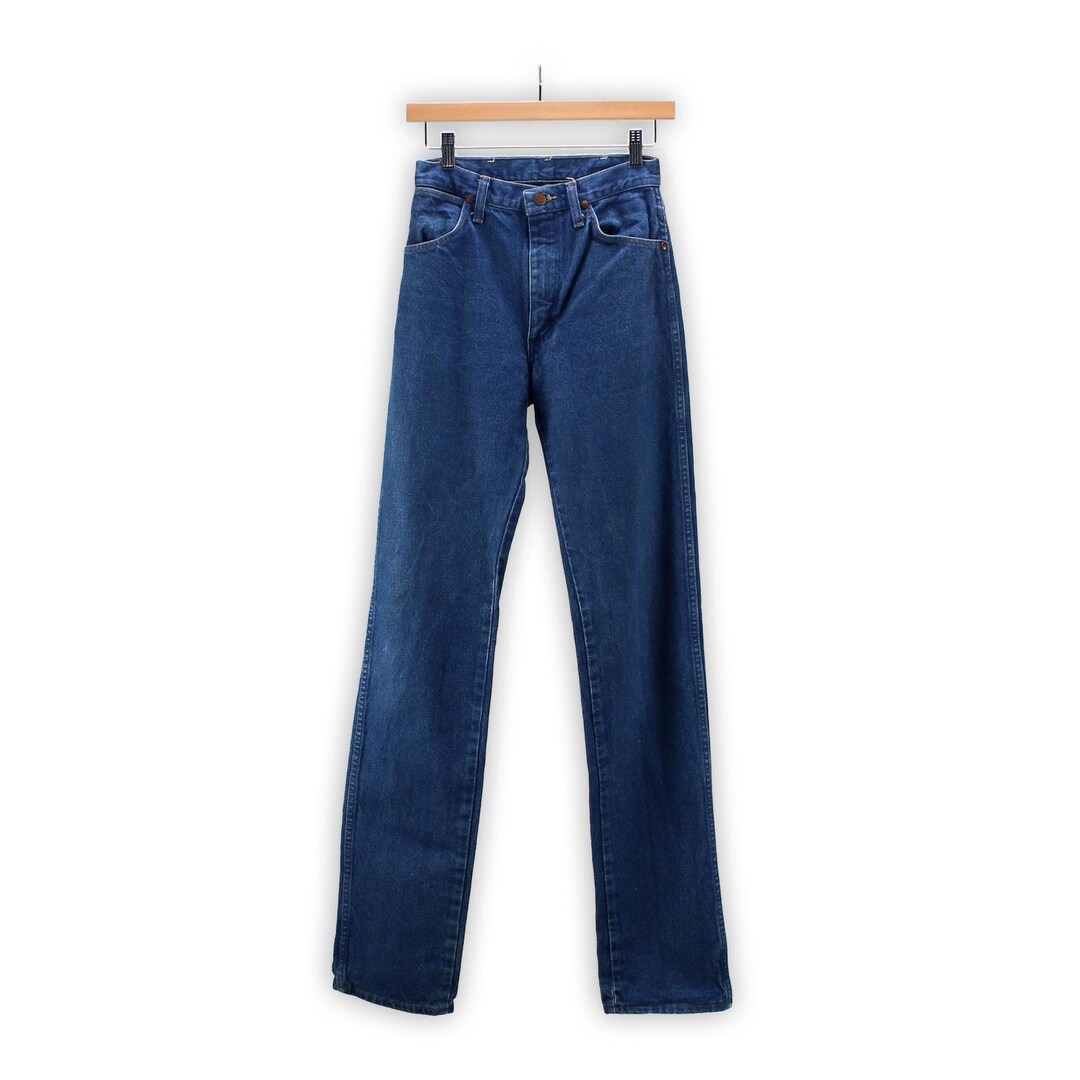 Vintage Wrangler Jeans - Blue Denim Pants - Made in USA - 14MWZG - Size ...