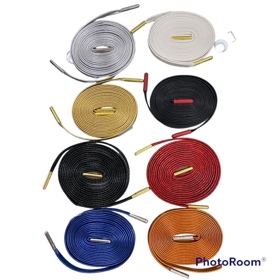 Peremium Leather Strings Shoe Laces Pick Your Color! - Etsy