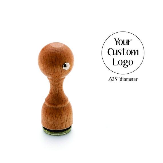Small Round Logo Stamp - Etsy