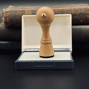 Small Round Logo Stamp - Etsy