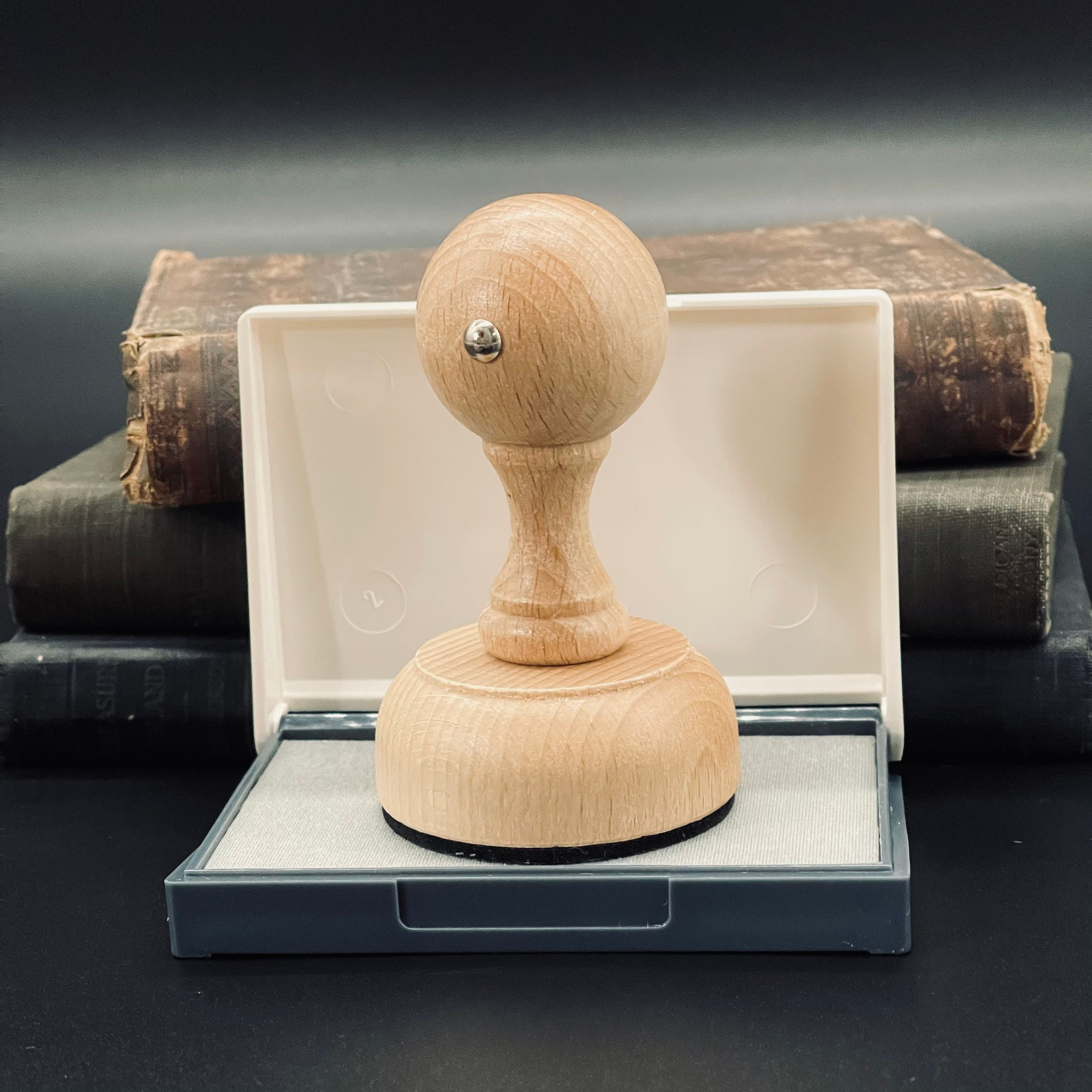 Large Round Logo Stamp - Etsy