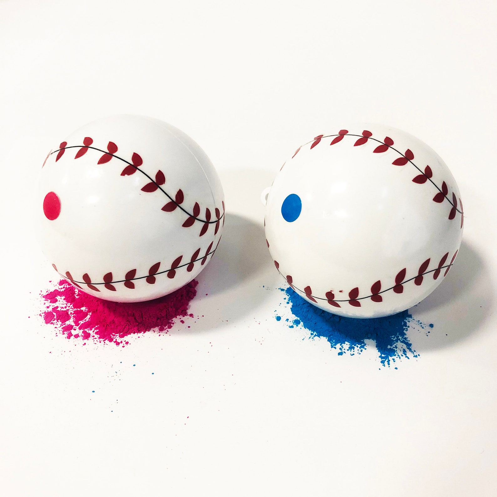 Baseball Gender Reveal Gender Reveal Baseballs in Pink or | Etsy