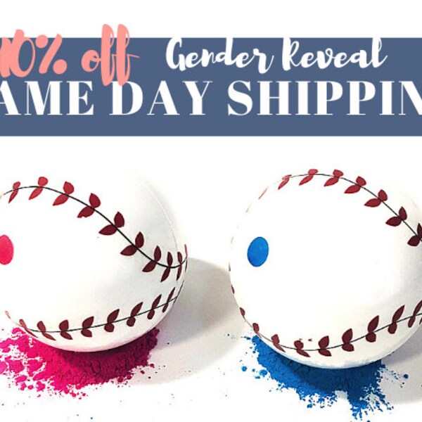 Baseball Gender Reveal Invitation - Etsy