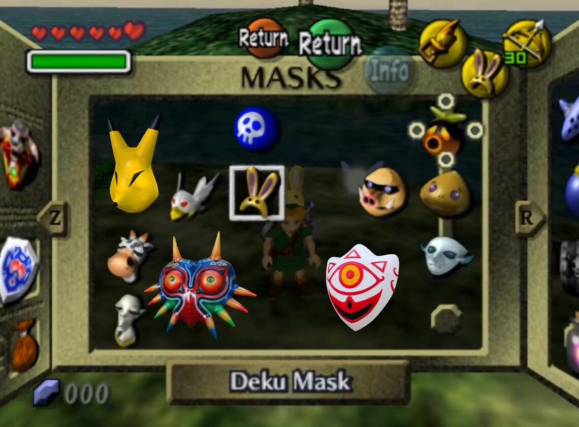 The mask of truth from majoras mask legend of zelda | Etsy