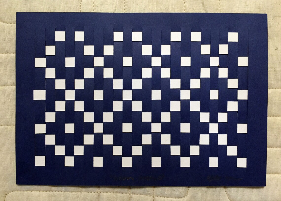 Paper Weaving 1 Etsy