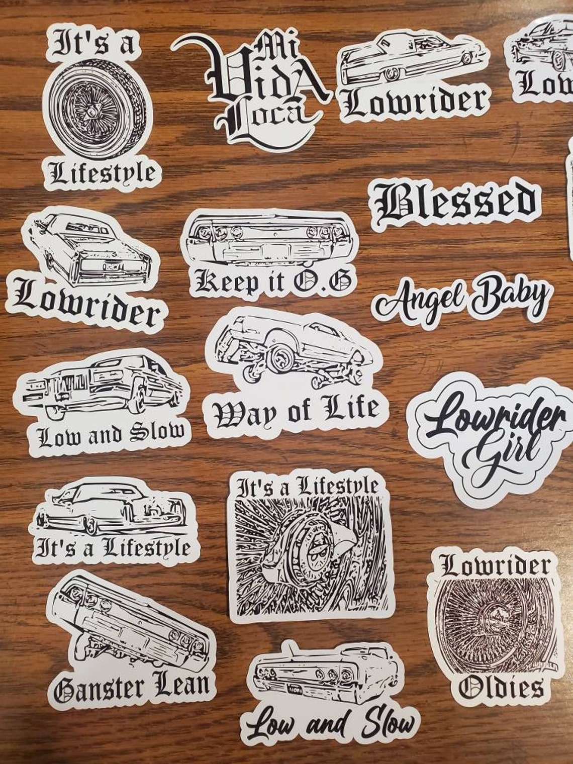 30 Lowrider Stickers - Etsy