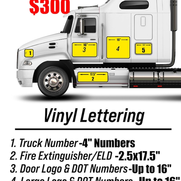 Semi Trailer Decal - Etsy