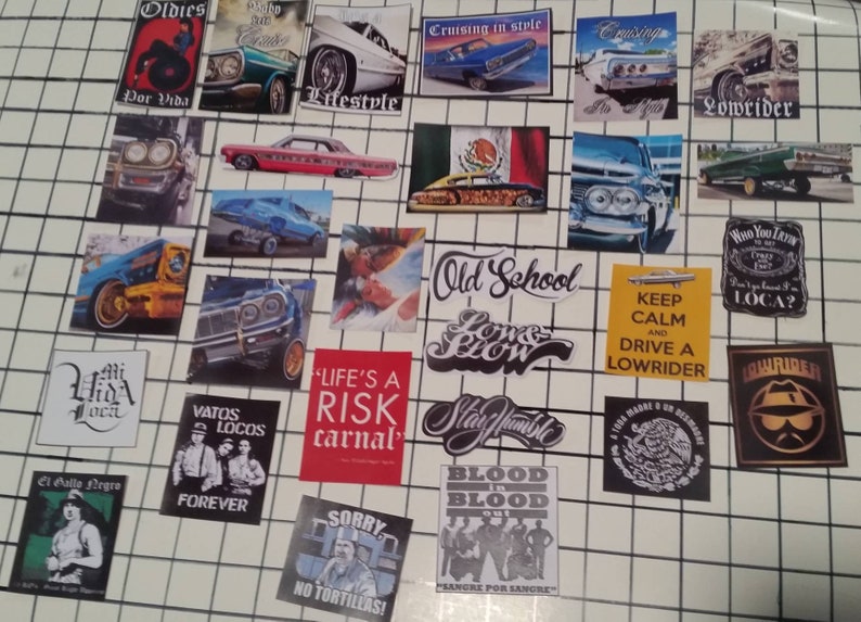 30 Set of Lowrider Stickers - Etsy
