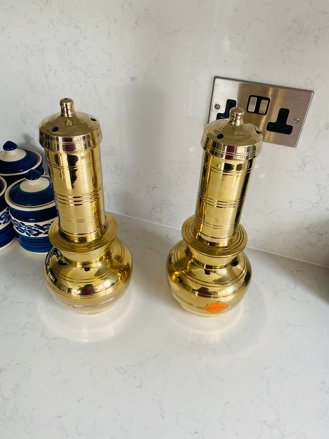 Traditionl Kerala Handmade Puttu Maker | Puttu Kudam | Steamer | Golden ...