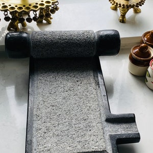 Ammikal/ Mortar&pestle/ Stone Ammikal/sil Bhatta - Etsy