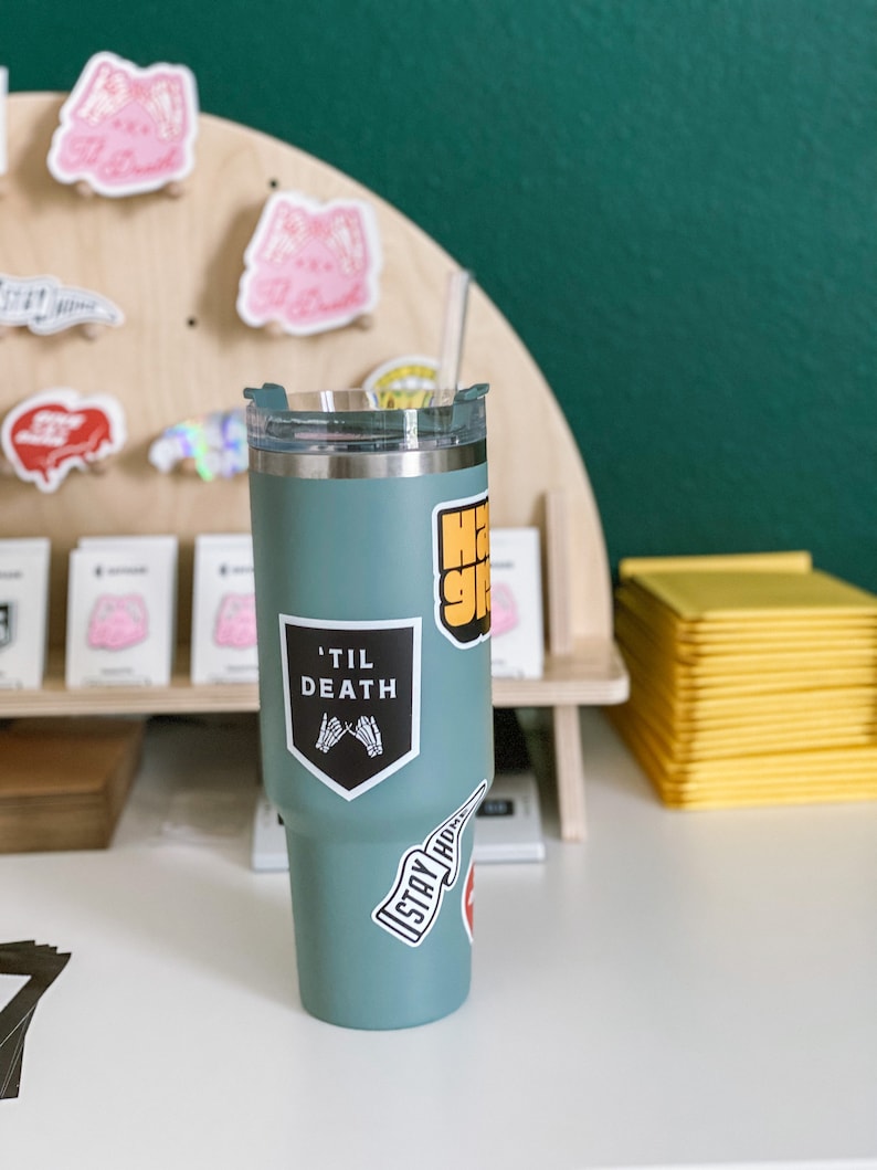 Black 'til Death Sticker Bridesmaid Proposal MOH Gift - Etsy