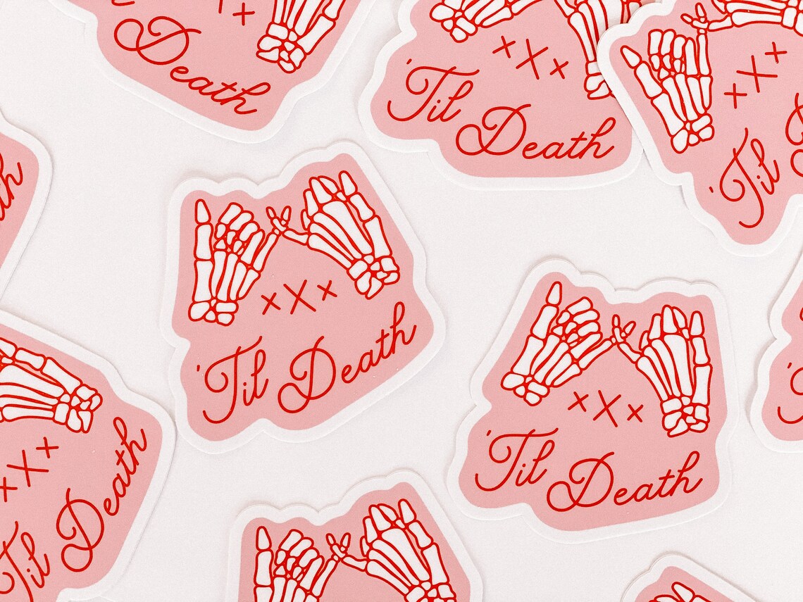 CUSTOM 'til Death Sticker Wedding Favors Takeaways for - Etsy
