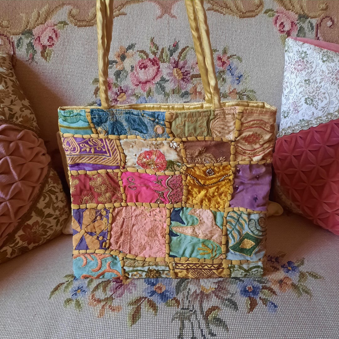 Bag*vintage*colorful*pattern Mix*pattern* - Etsy