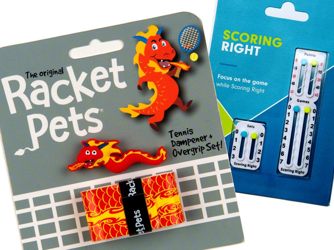 VALUE PACK - 1 Scoring Right Tennis Score Keeper and 1 Dragon Racket ...