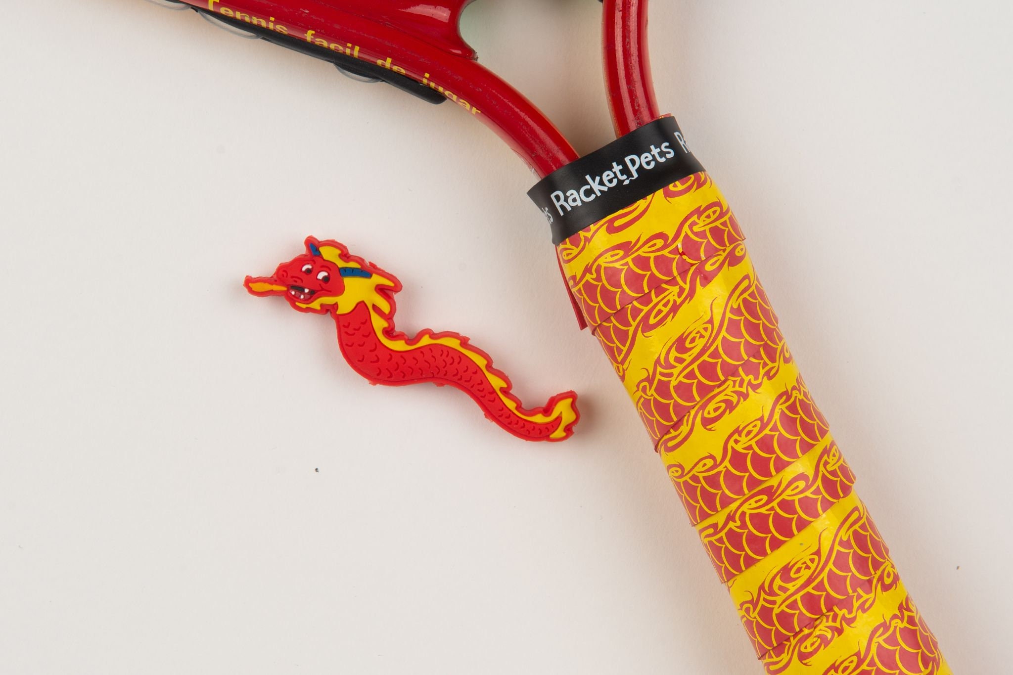 VALUE PACK Dragon Tennis Racket Dampener and Overgrip Set With 2 Extra ...