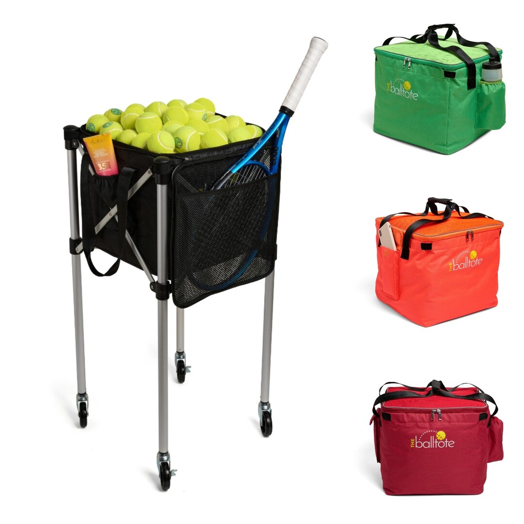 Ball Tote & Cart - Portable Teaching Cart With Black Ball Tote Bag for ...