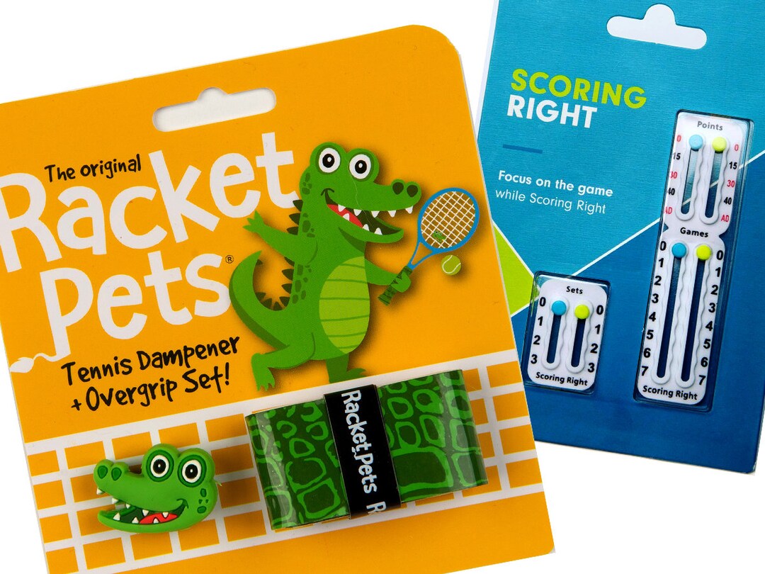 VALUE PACK - 1 Scoring Right Tennis Score Keeper and 1 Alligator Racket ...