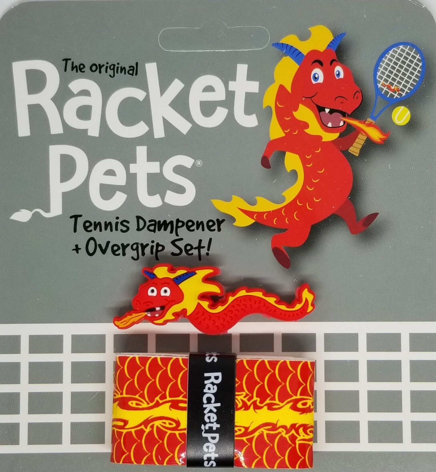 VALUE PACK Octopus Tennis Racket Dampener & Overgrip Set With 2 Extra ...