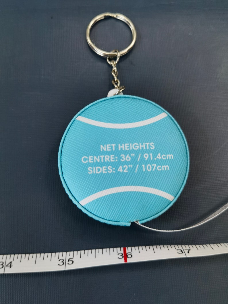 Net Checker - Tennis Net Height Measuring Tape and Keyring - Etsy