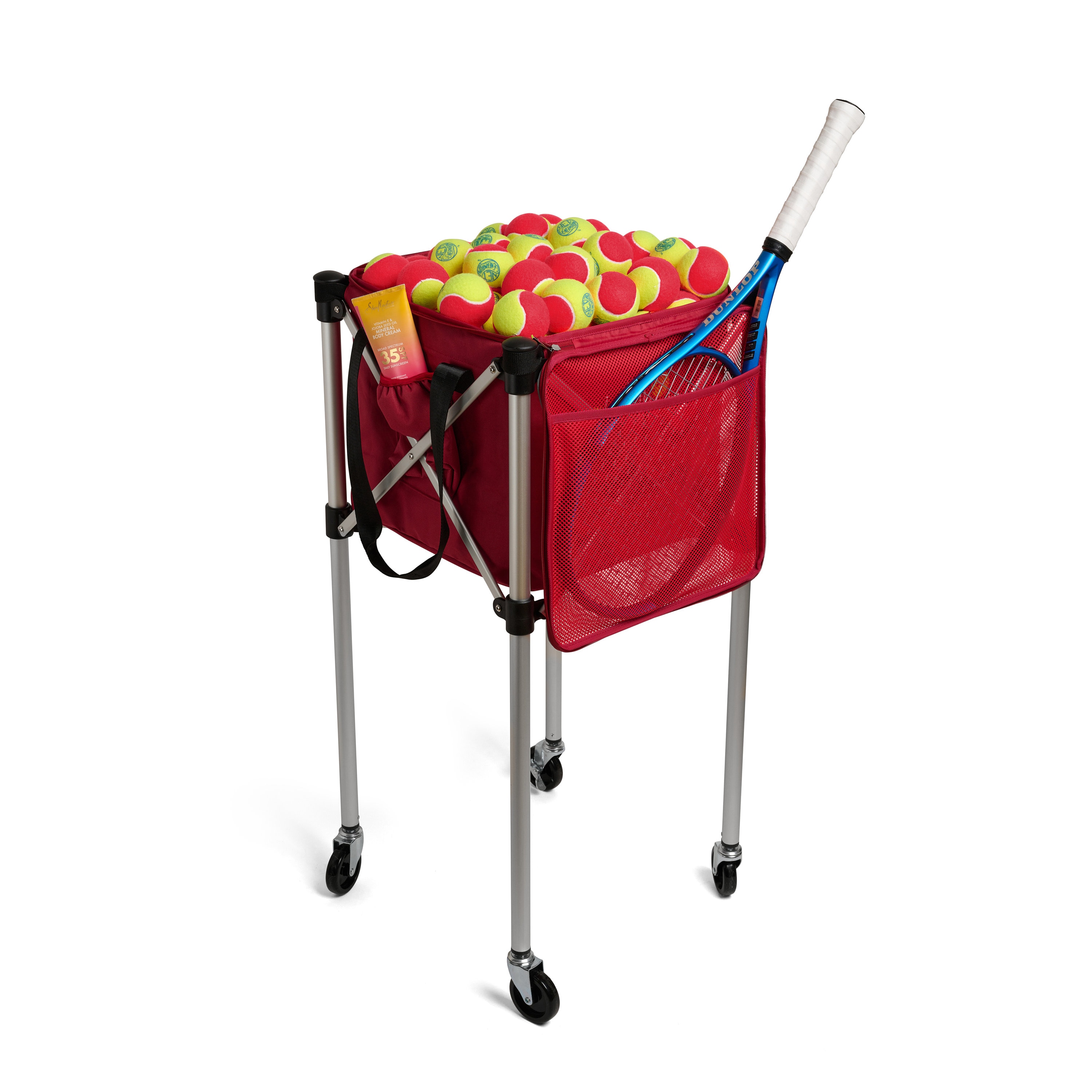 Ball Tote & Cart - Portable Teaching Cart With Black Ball Tote Bag for ...