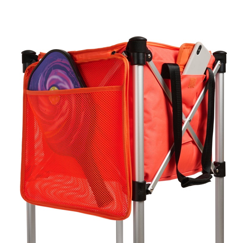 Ball Tote & Cart - Portable Teaching Cart With Black Ball Tote Bag for ...