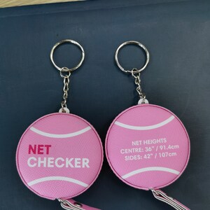 Net Checker - Tennis Net Height Measuring Tape and Keyring - Etsy
