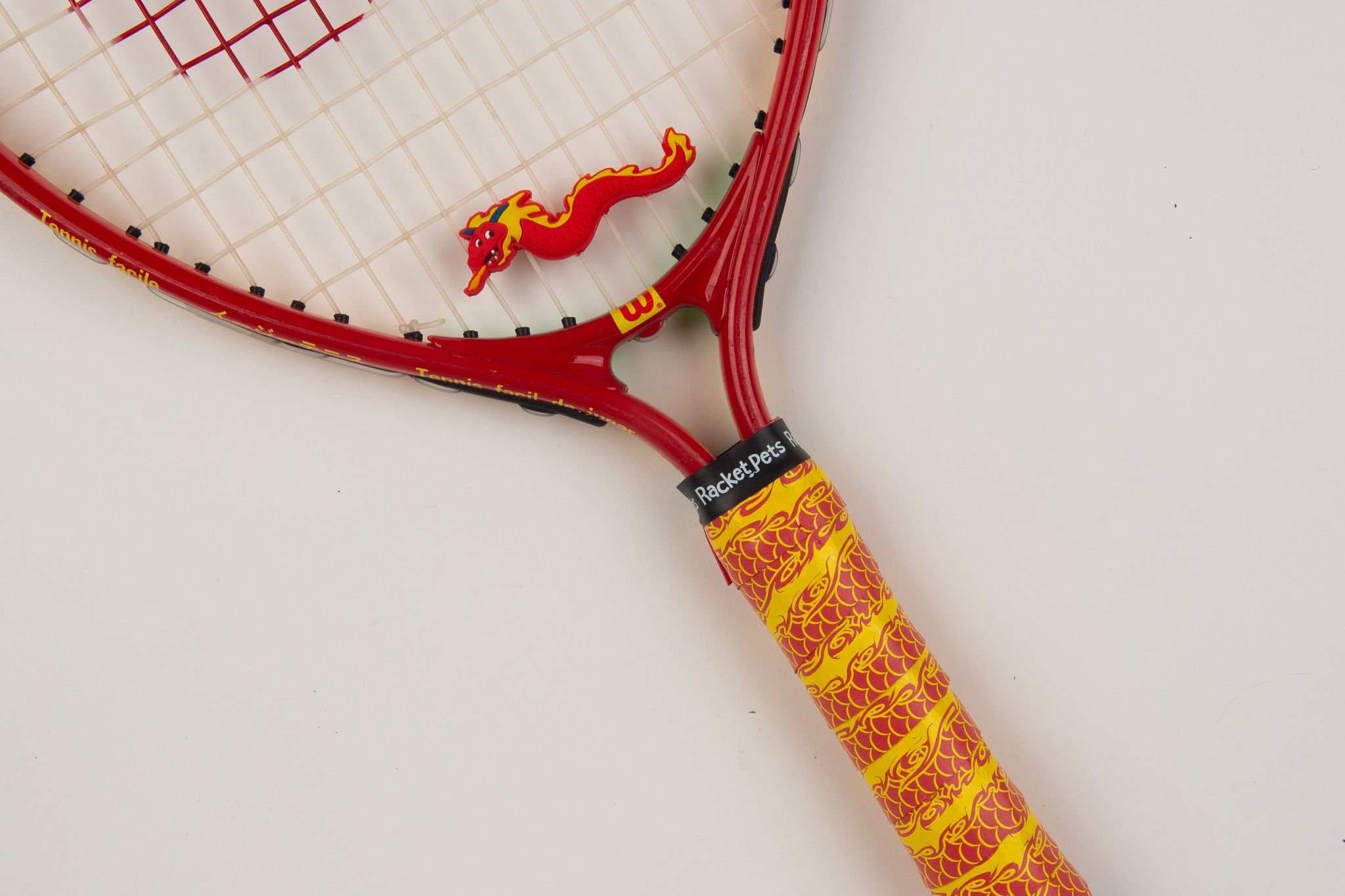 VALUE PACK Dragon Tennis Racket Dampener and Overgrip Set With 2 Extra ...