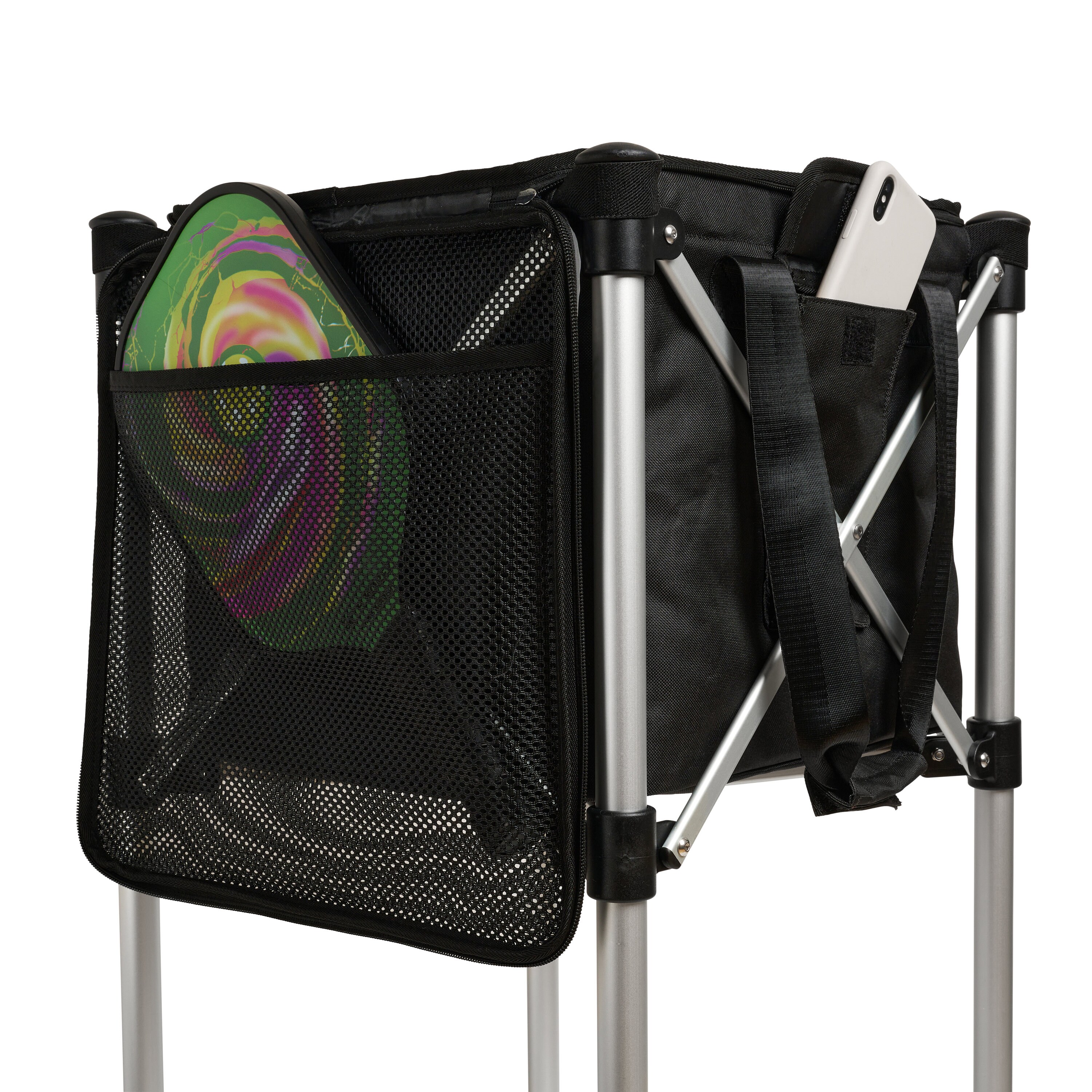 Ball Tote & Cart - Portable Teaching Cart With Black Ball Tote Bag for ...