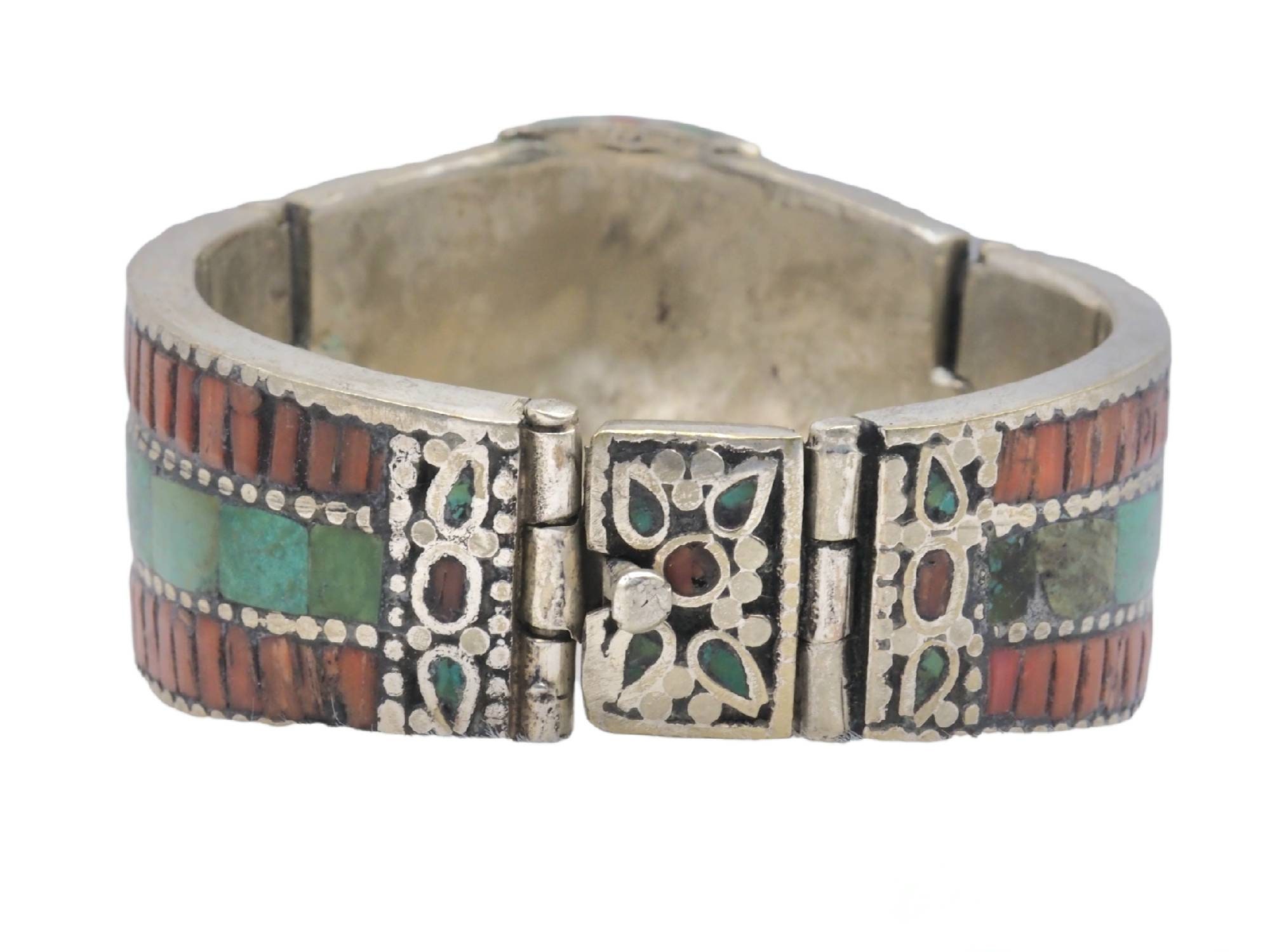 Nepali Jewelry Beautiful Handmade Tibetan Natural Turquoise Stone Brass ...