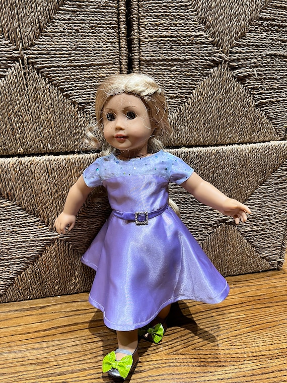 Purple Party Dress of an 18 Inch Doll - Etsy