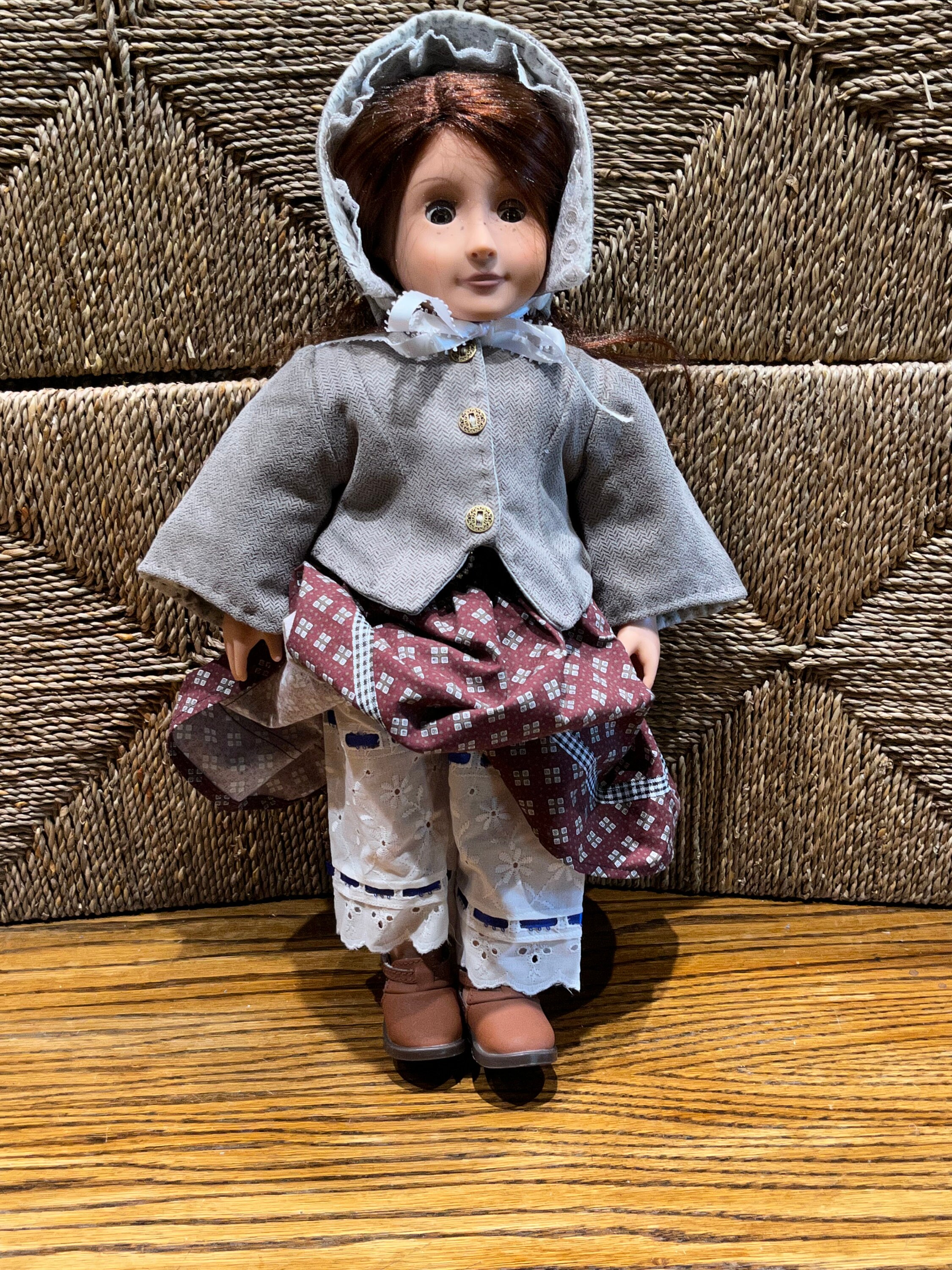 Old Fashioned Jacket Bonnet Dress and Pants for an 18 Inch Doll - Etsy