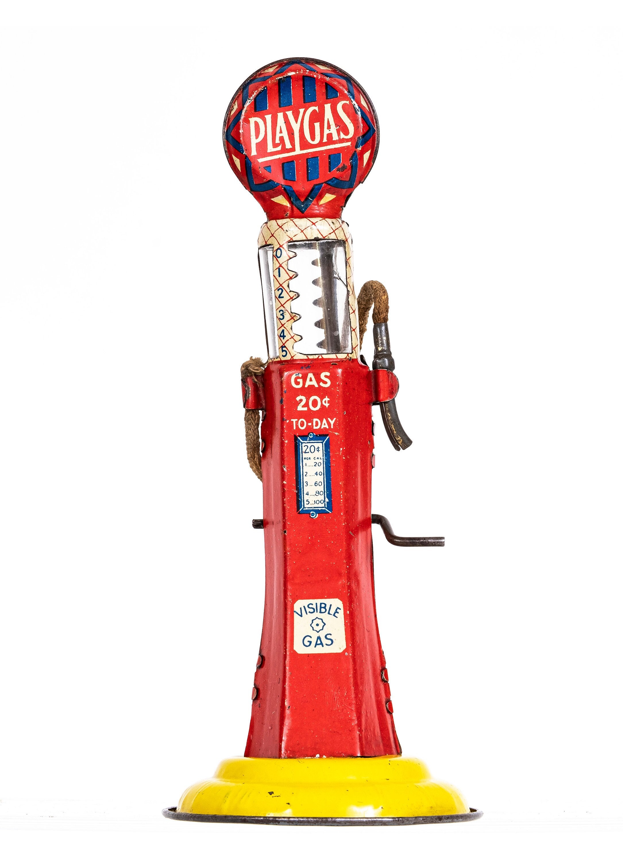 PLAYGAS Tin Gas Pump Toy Mohawk Toys - Etsy