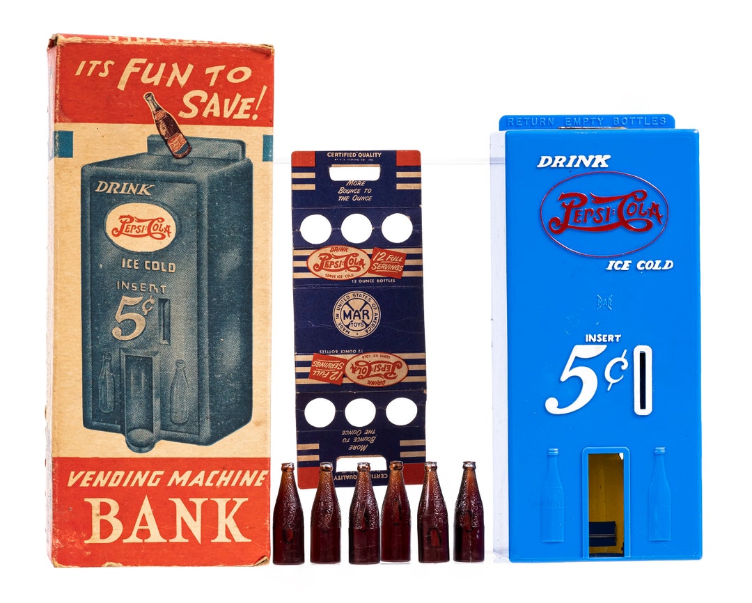 Marx Pepsi Cola Vending Machine Bank - Etsy