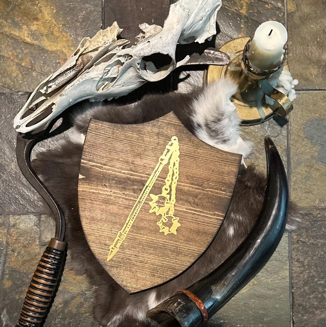Medieval Mace / Shield Wall Hanger. - Etsy Australia