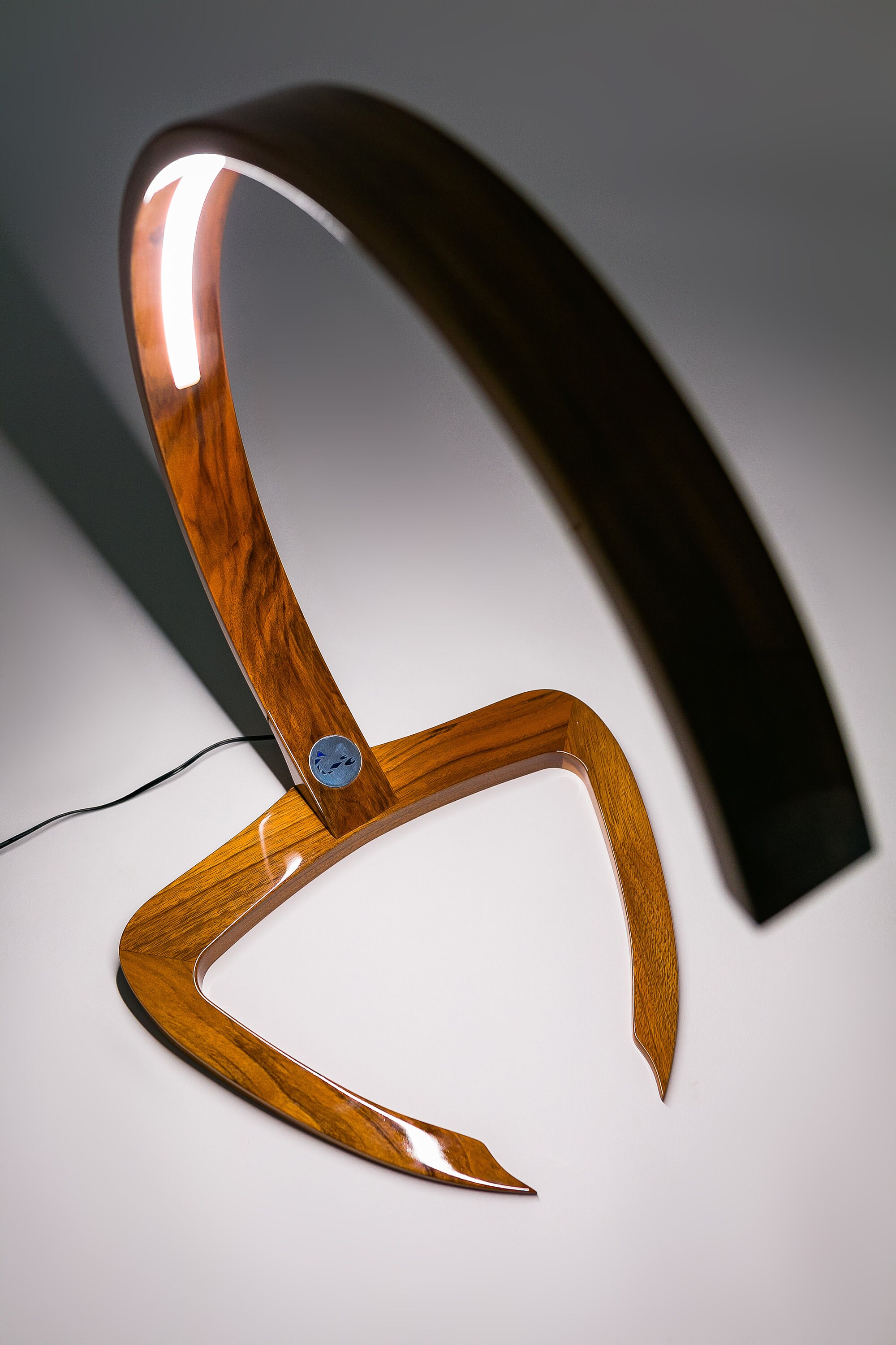 Wooden Table Lamp - High Gloss - Modern - Office - Men "s Cave ...