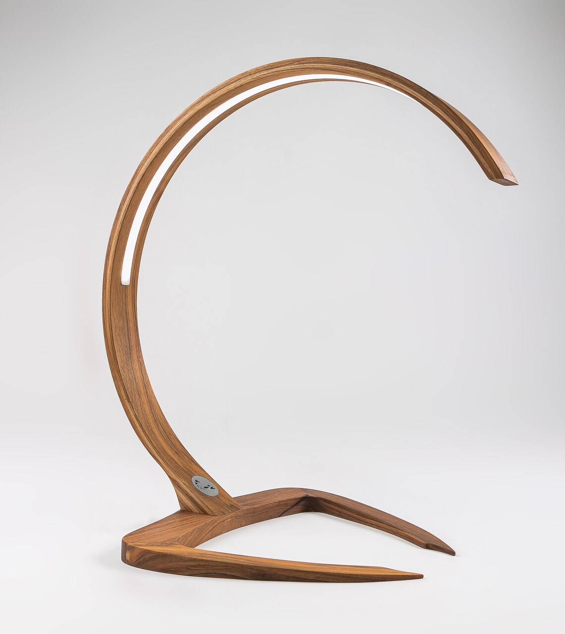 Wooden Table Lamp Unique Lamp Modern Lighting Led Light Office Lamp - Etsy