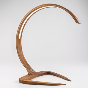 Wooden Table Lamp Unique Lamp Modern Lighting Led Light Office Lamp - Etsy