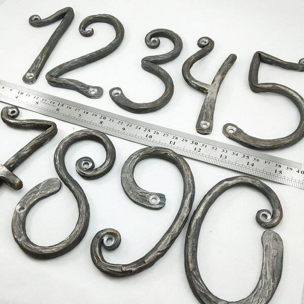 Rustic House Numbers - Etsy