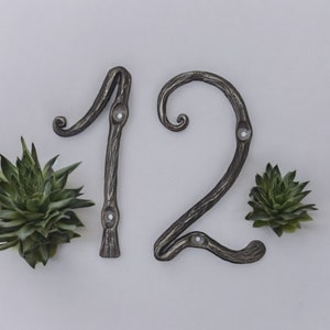 7'' Large Metal House Numbers, Custom House Number or Lettering Address ...