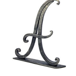 Custom Iron Letter A-Z, Hand Forged Decor - Etsy