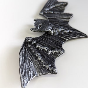 The Bat, Halloween Home Decoration, Iron Bat, Hand Forged Metal Wall ...