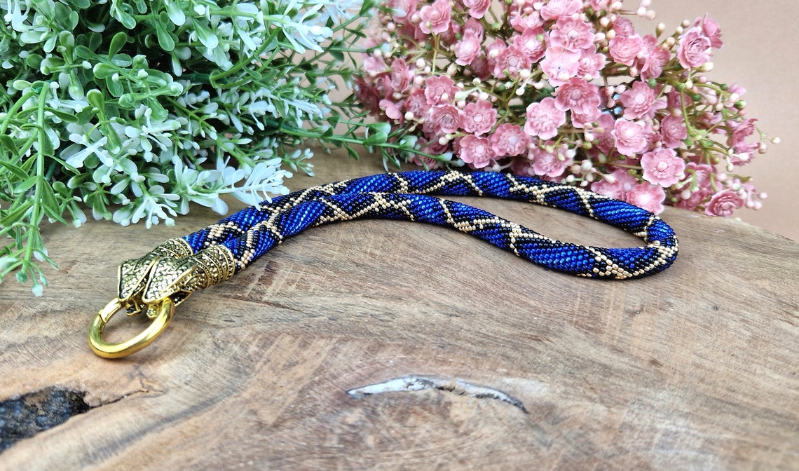 Snake Necklace, Ouroboros Chain, Snake Choker - Etsy