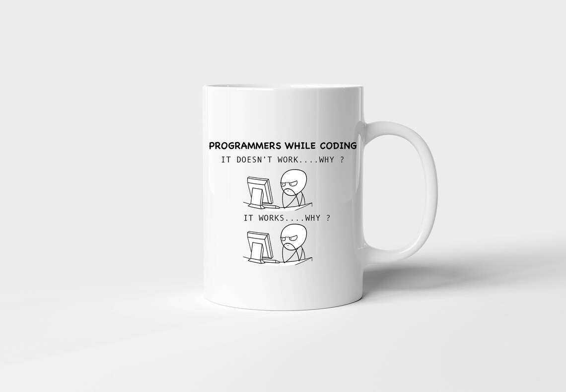 Programmers While Coding Mug Novelty Gift Printed Tea Coffee - Etsy UK Programmers While Coding Mug Novelty Gift Printed Tea Coffee - Etsy UK