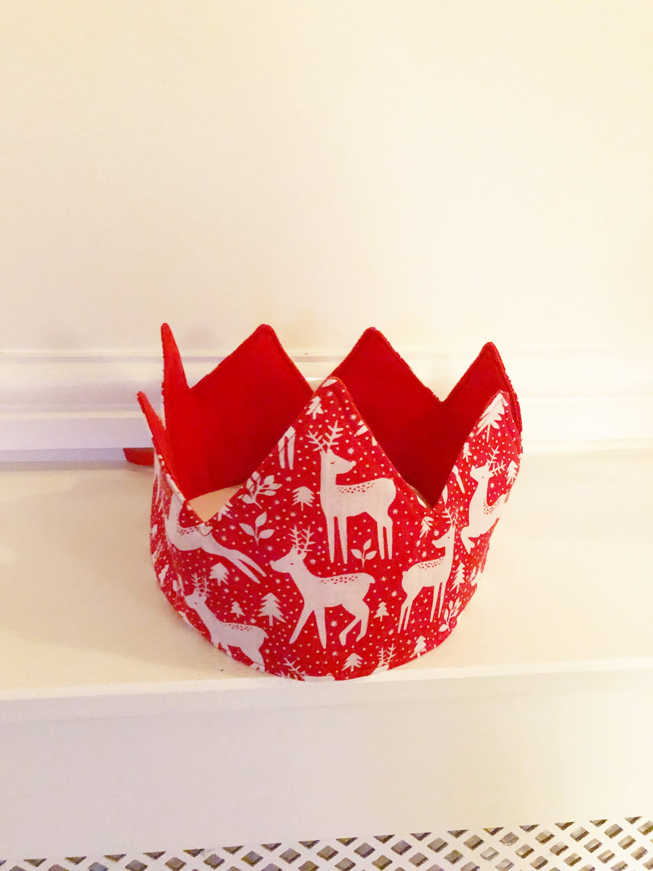 Fabric Christmas Crown Crackers Crown Stocking Filler Reusable - Etsy