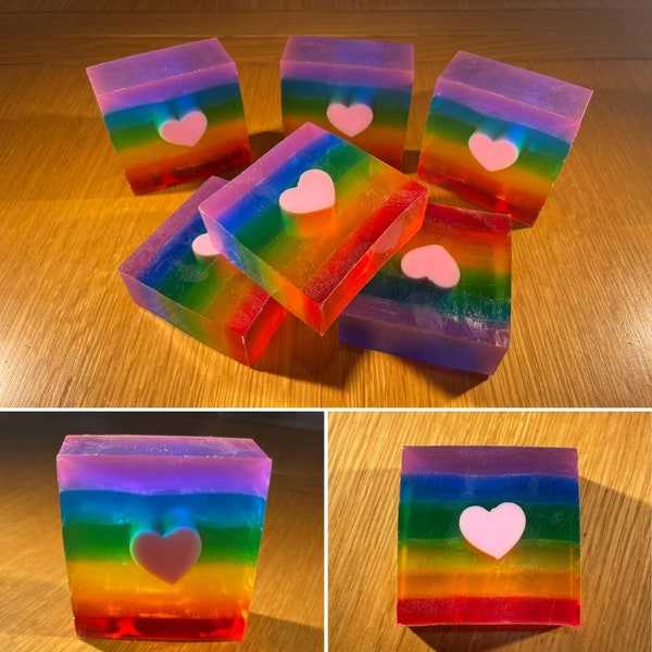 Rainbow Soap - Etsy