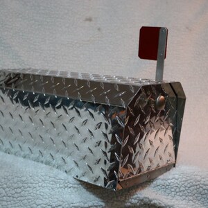Heavy Duty Aluminum Diamond Plate 14 Gauge Mailbox Regular Size - Etsy