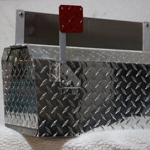 Heavy Duty Aluminum Diamond Plate 14 Gauge Mailbox Large Size With Name ...