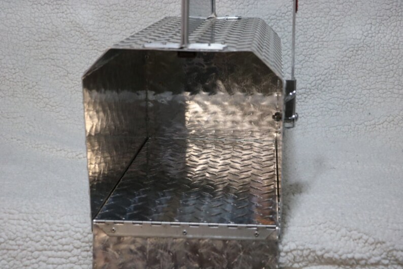 Heavy Duty Aluminum Diamond Plate 14 Gauge Mailbox Large Size With Name ...