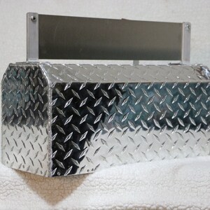 Heavy Duty Aluminum Diamond Plate 14 Gauge Mailbox Medium - Etsy