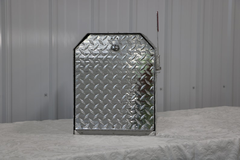 Heavy Duty Aluminum Diamond Plate 14 Gauge Mailbox Jumbo Size - Etsy